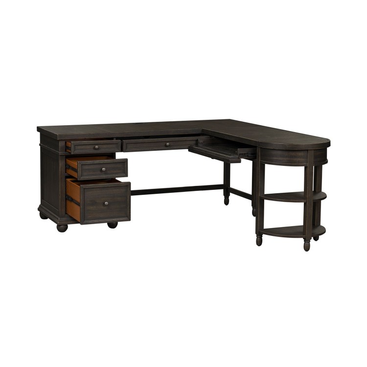 Wiggins Furniture, Inc. - Harvest Home L Shaped Desk Set